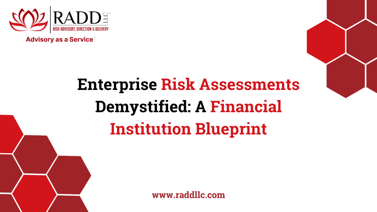 Enterprise Risk Assessments Demystified: A Financial Institution Blueprint