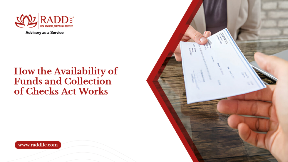 How the Availability of Funds and Collection of Checks Act Works